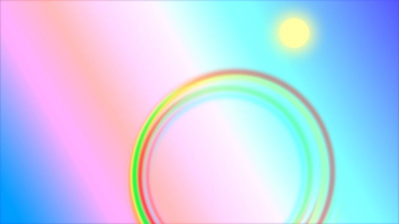 CSS Rainbow with effect.