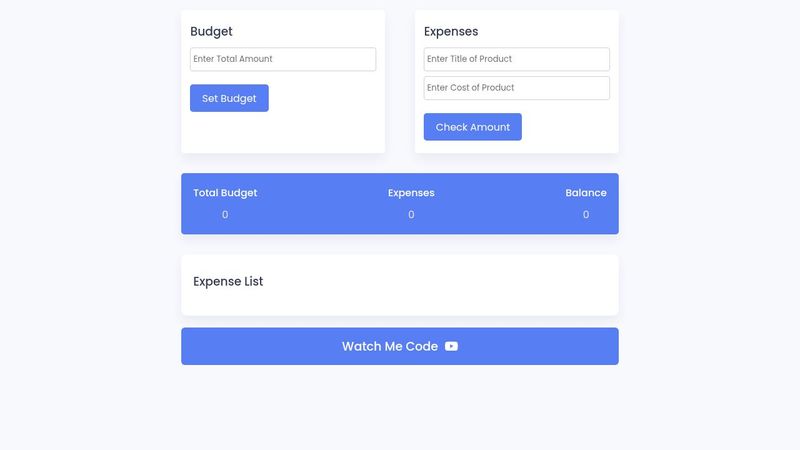 Budget App With Javascript
