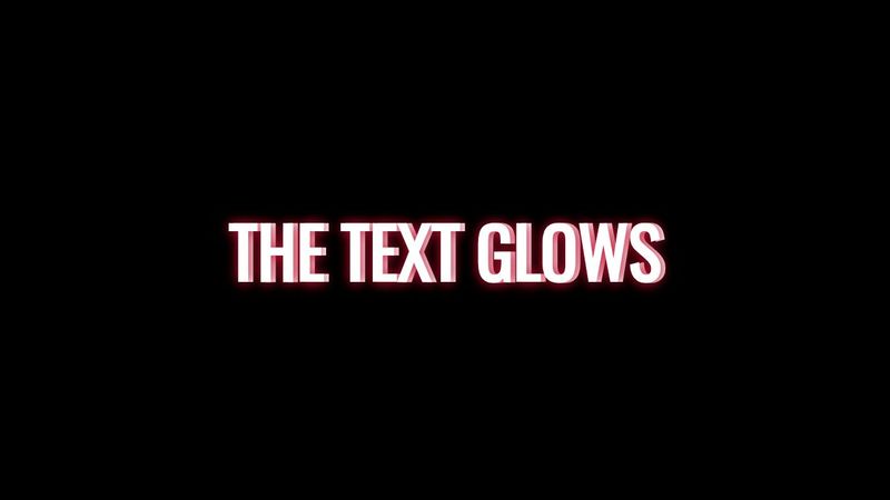 Glowing Text Using CSS