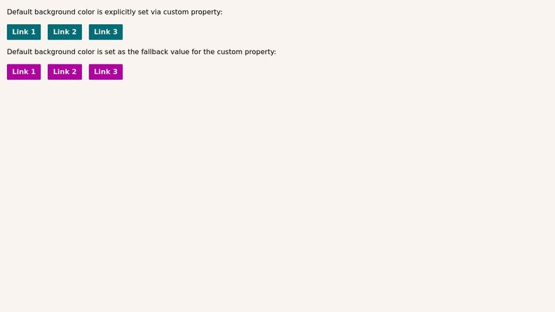 CSS Custom Properties: Using Fallback Values