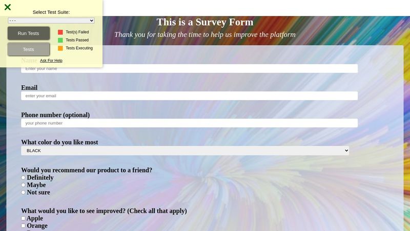 Responsive Web Design Projects - Build a Survey Form - FreeCodeCamp