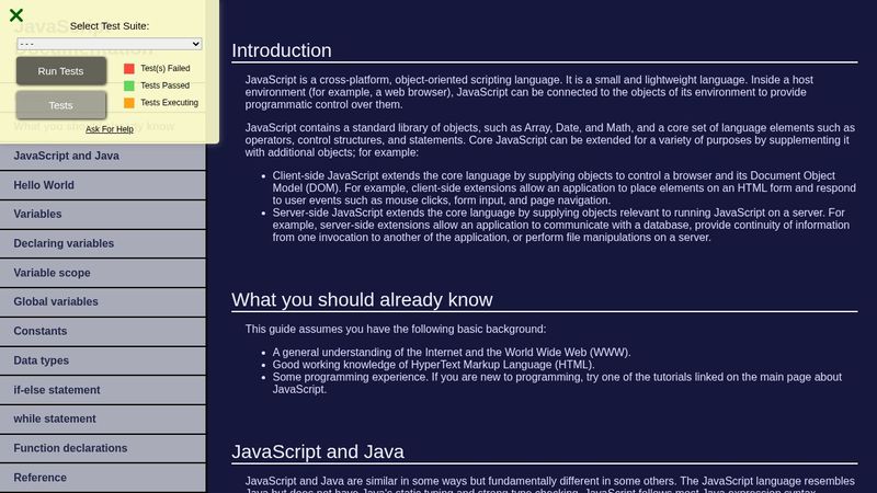 Technical Documentation Page | Responsive Web Design