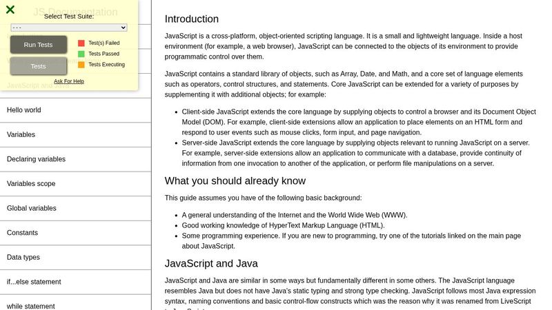 Technical Documentation Page