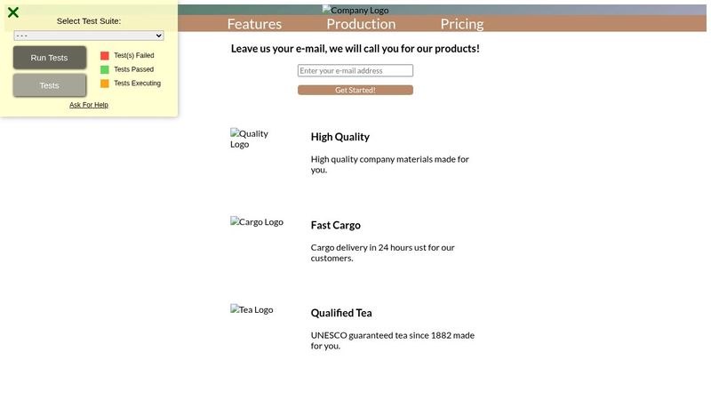 Product Landing Page - freeCodeCamp