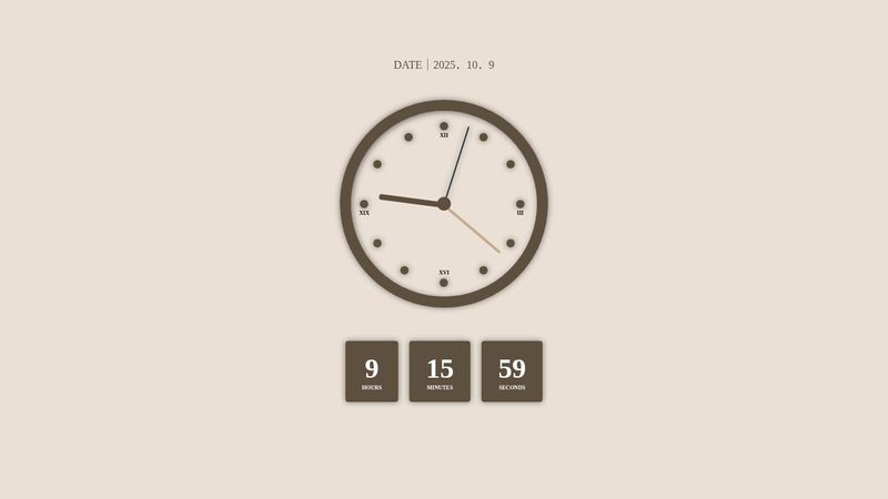 JS30 - Day 2 (Clock)
