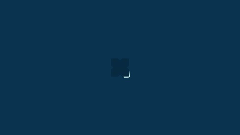 Clipped Square Loader - CSS
