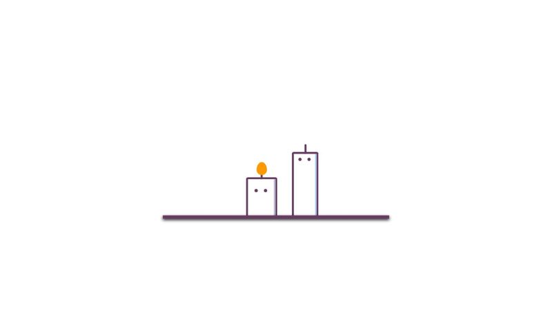 Candles Funny (Pure CSS Animation)