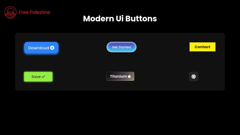 Modern Ui Buttons Pure CSS