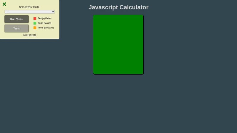 Javascript Calculator