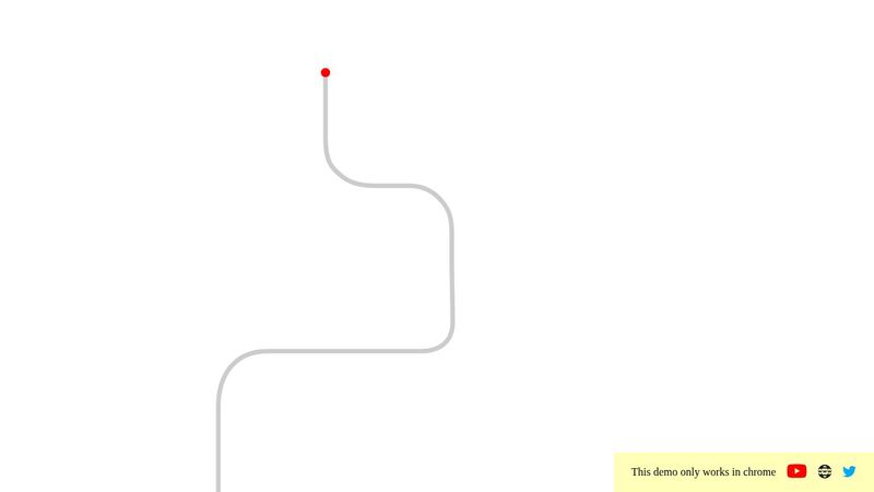 simple line -animation : CSS scroll