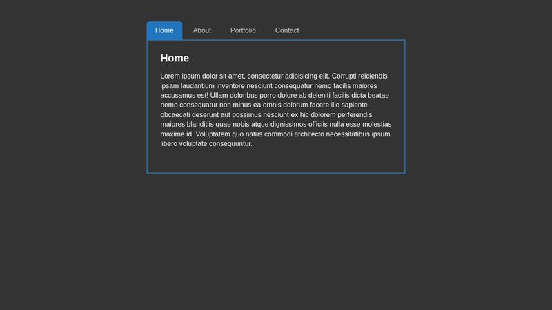CSS3 Tabs — input[type="radio"]:checked