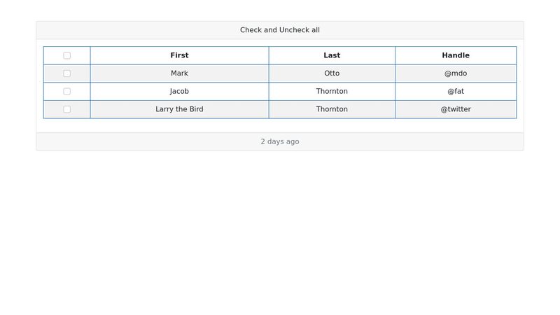 Check and Uncheck all checkboxes with jQuery