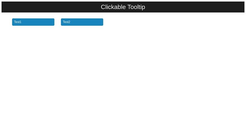 Clickable Tooltip