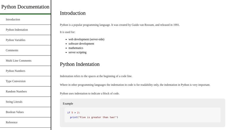 Technical Documentation Page (FCC)