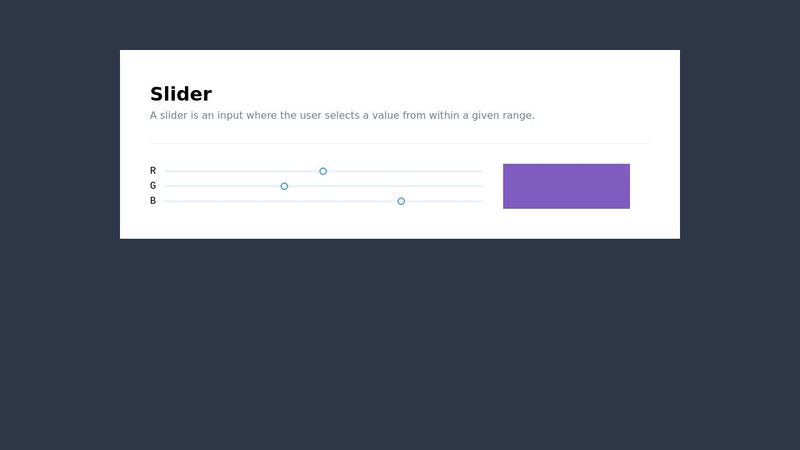 Semantic TailwindCSS UI - Slider (Vue)