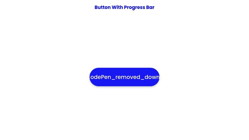Create Button with Progress Bar using HTML and CSS