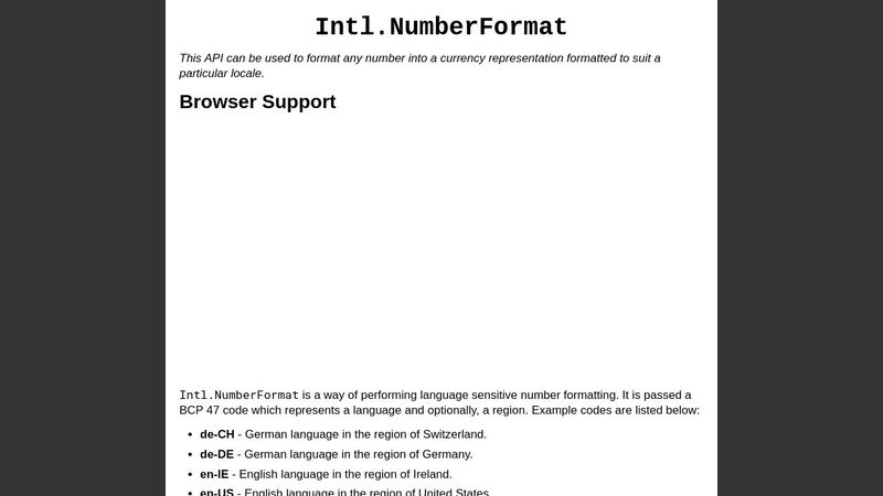 JS: Formatting Currency via Intl.NumberFormat