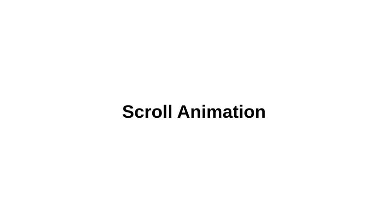 Scroll Anim