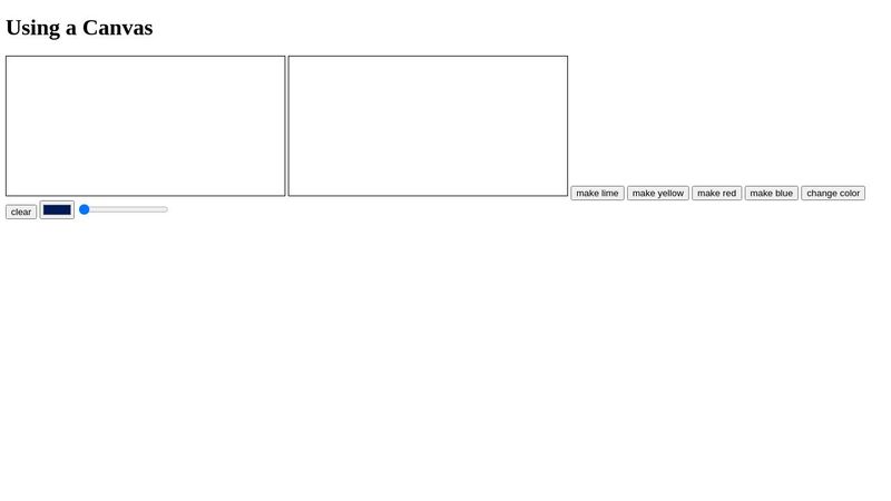 HTML5 Canvas example