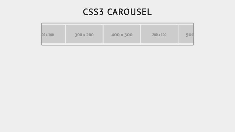 css3 carousel