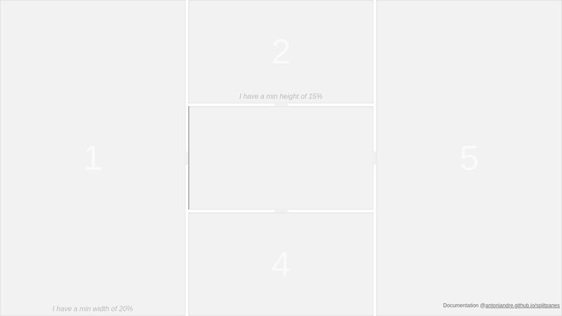 Splitpanes for Vue JS - iframe in pane