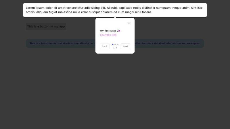 TourGuide JS basic CDN example