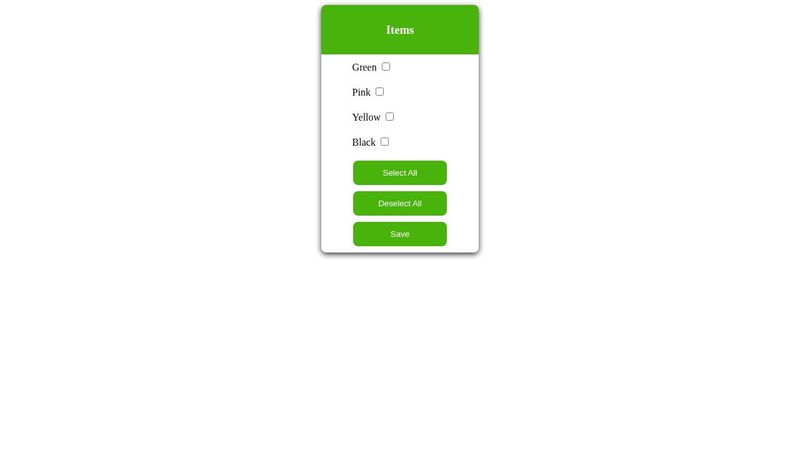 CHECKBOXES Get Values From Multiple Checkboxes And Select All Using JavaScript CHECKBOXES Get Values From Multiple Checkboxes And Select All Using JavaScript