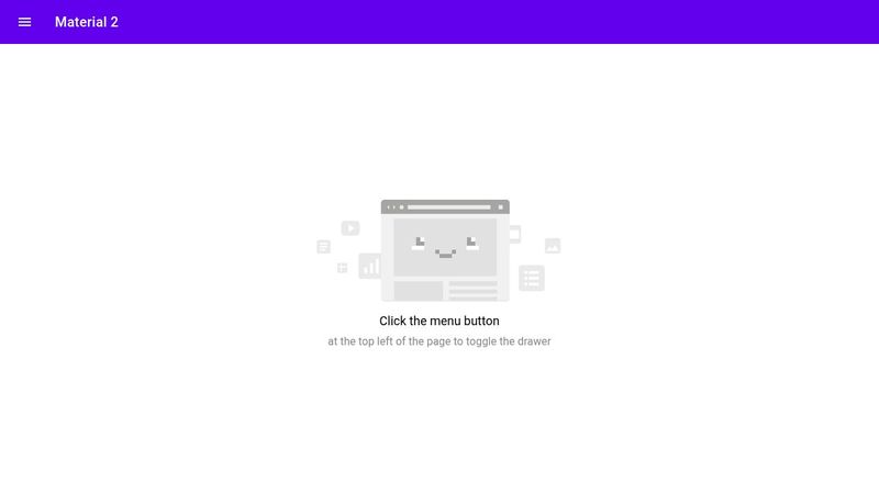 MDC Web Drawer Example