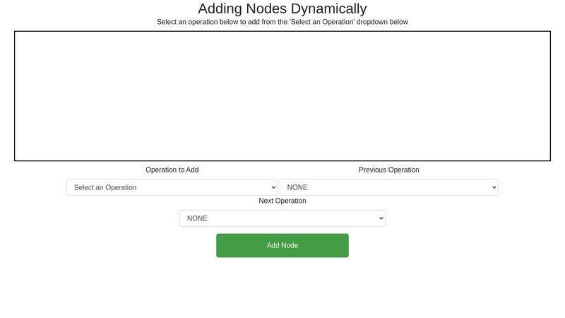 Dynamically Add Nodes
