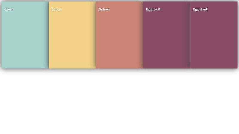 Flexbox - Color Palette