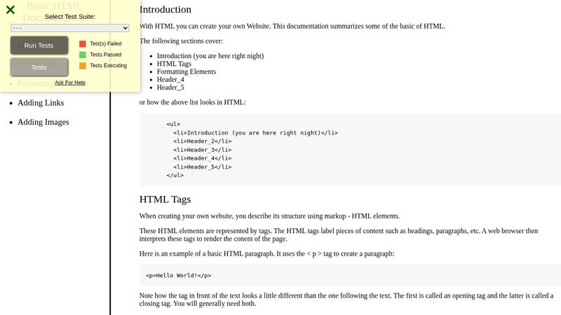 Responsive Web Design Projects - Build a Technical Documentation Page