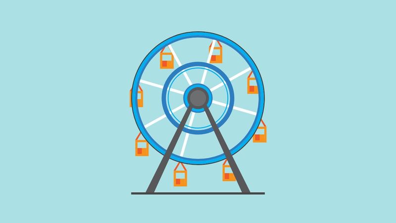 Ferris Wheel (Responsive | Pure CSS and JS)