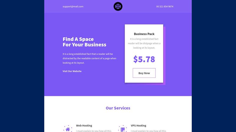 Modern Newsletter Template HTML
