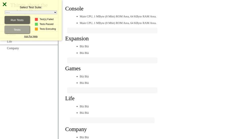 Technical Documentation Page - Free Code Camp Challenge