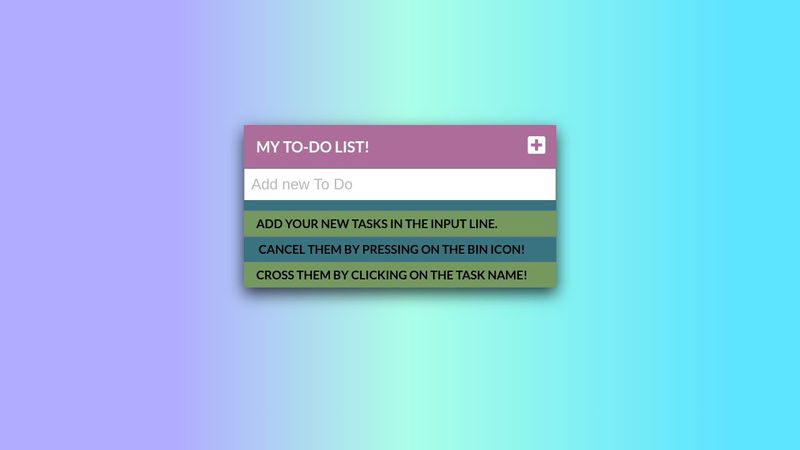 CodePen - TO DO LIST