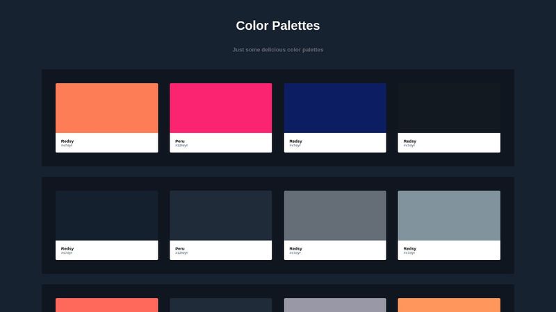 Color Palettes