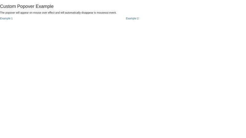 Angular Custom Popover Example