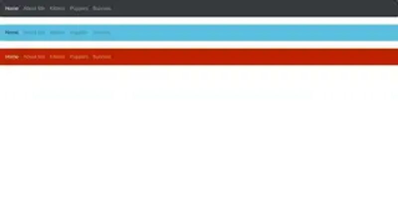 Bootstrap Navbar Colors