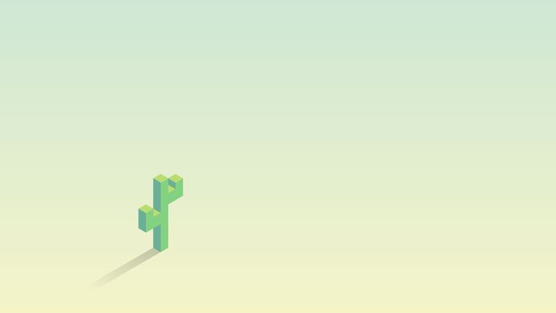 Isometric Cactus in CSS