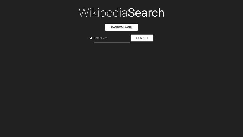 Wikipedia Search