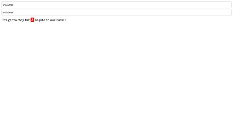Get Number Of Days Between Two Dates Jquery Get Number Of Days Between Two Dates Jquery