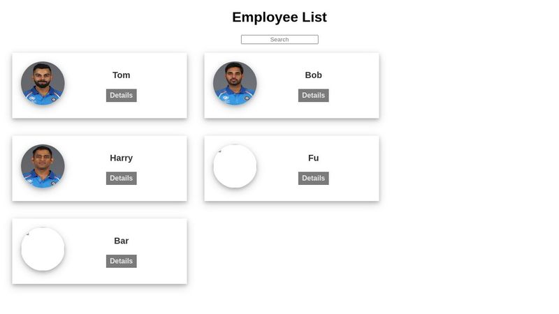 Employee Details- AngularJS