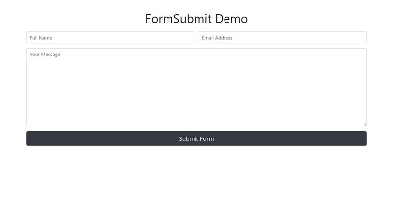 FormSubmit Interactive Playground