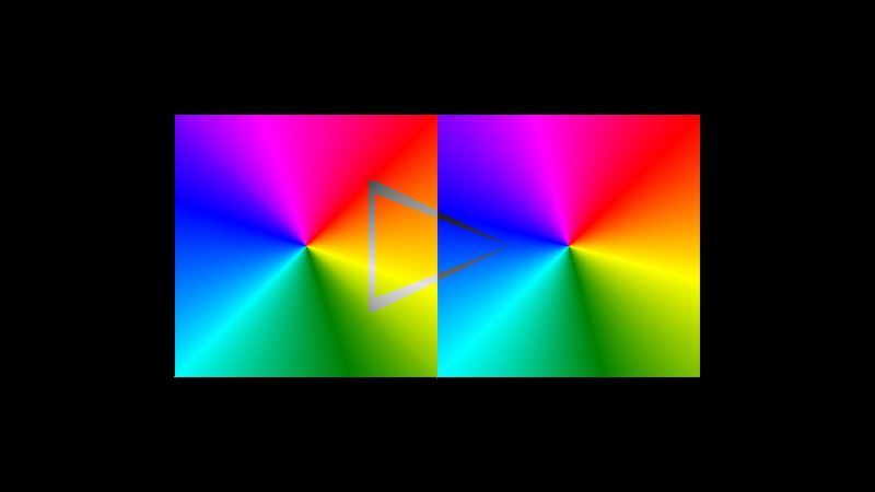 Dynamically animating conified linear-gradient vs the static, two-step ...