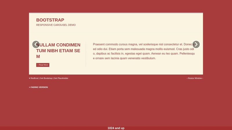 Bootstrap 2 Carousel