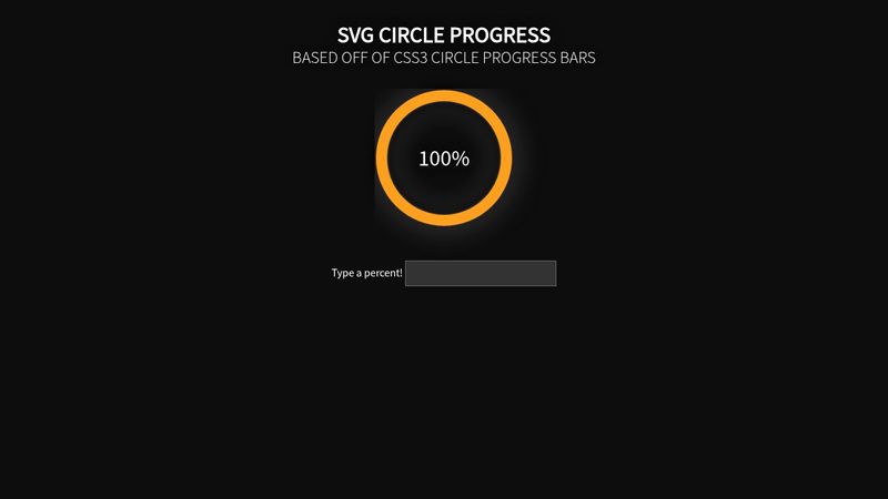 SVG Circle Progress