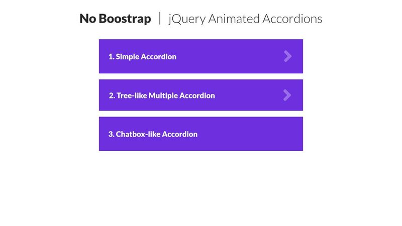 jQuery Accordion with Arrow (No Bootstrap)