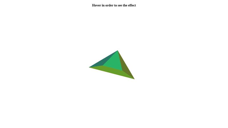 3d PYramid Made With