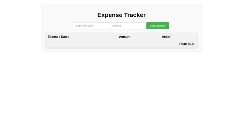 Expense Tracker