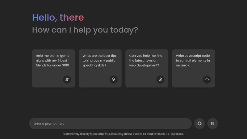 Build A Google Gemini Clone Using Html And Css